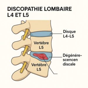 Discopathie Lombaire L4 et L5 : Symptômes et traitements
